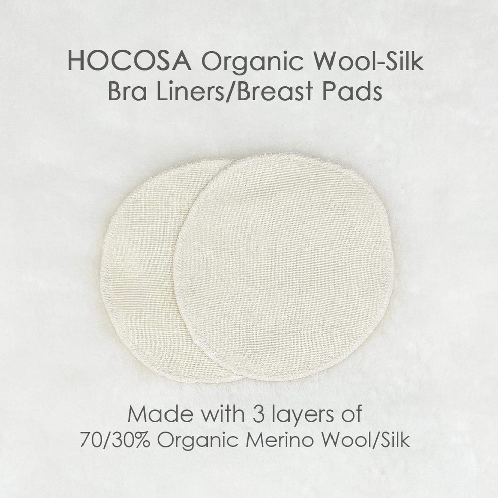 HOCOSA Wool-Silk Bra Liners – Danish Woolen Delight
