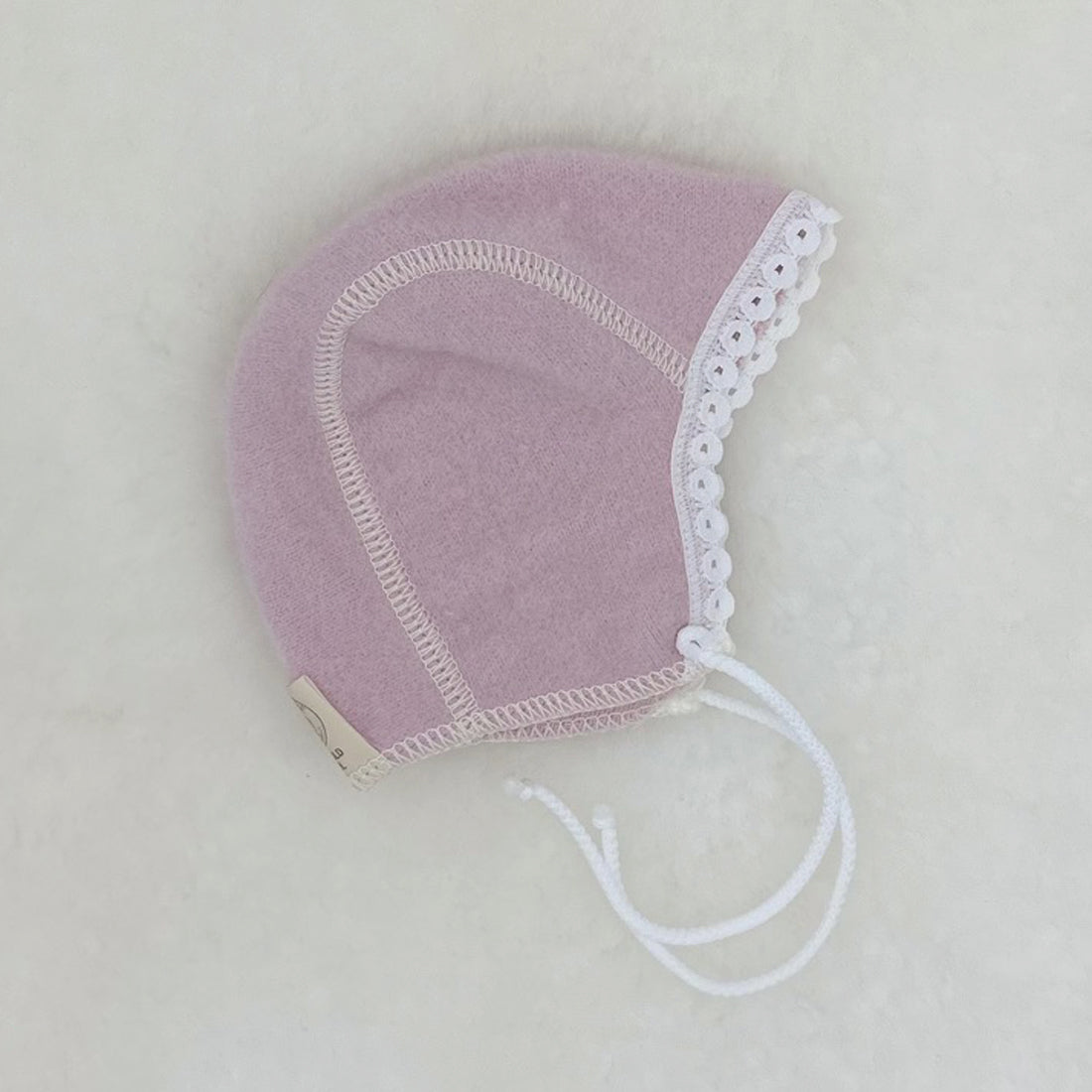 LANACare Baby Cap in Organic Merino Wool - with synthetic ties – Danish ...